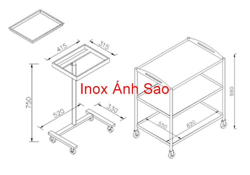 XE MAJOR INOX 304 M57 | qNa | Công Ty TNHH INOX Ánh Sao